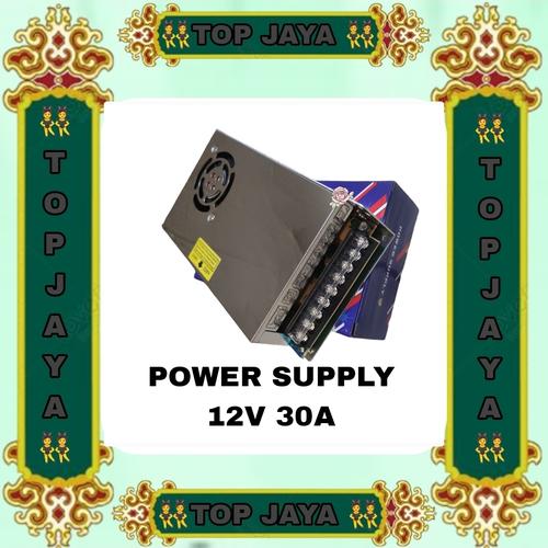 Jual Adaptor 12V 30A Power Supply Switching LED Jaring 30 Ampere 12 ...