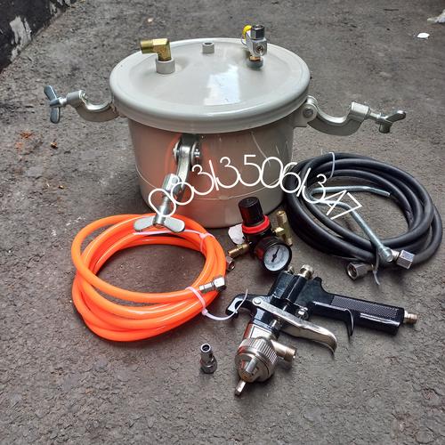 Jual paint Tank 5 liter air regulator paint pot spray gun alat pengaduk ...