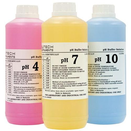 Jual pH Buffer Solution pH 7 @ 1 Liter Standar pH 7 | Eutech ...