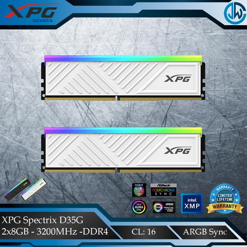 Jual ADATA XPG Spectrix D35G 2x8GB DDR4 3200MHz, RAM RGB 16GB PC25600 ...