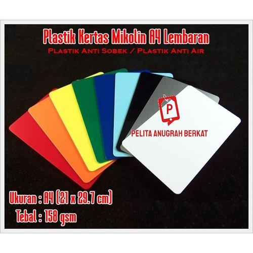Jual Plastik Kertas Mikolin A4 Anti Sobek Waterproof Bahan Sablon Label ...