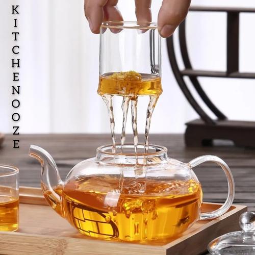 Jual INFUSER Tea Pot Glass I Teko Teh Dengan Saringan Kaca I Chinese ...