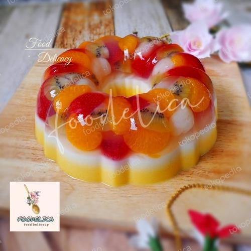 Jual Puding Lapis Buah | Hampers Pudding Free Birthday Topper - puding ...