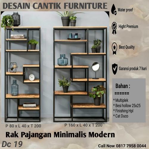 Jual DESAIN CANTIK FURNITURE/Rak pajangan/Rak Terbuka minimalis/Rak ...