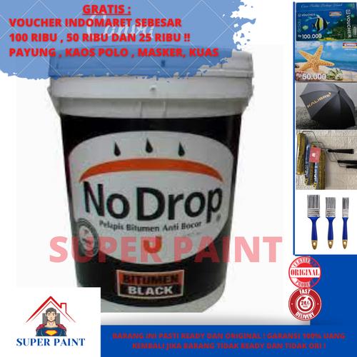 Jual NO DROP Pail Cat Anti Bocor Bitumen Black 20 KG 20KG NoDrop ...