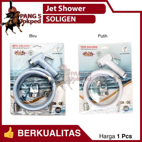 Jual Jet Shower SOLIGEN Biru Putih Bidet shower Toilet Bidet Toilet ...