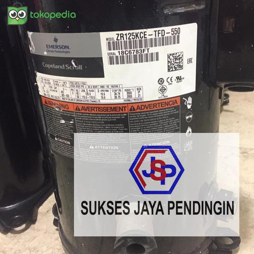 Jual Compressor Copeland ZR125KCE-TFD-550 / Kompresor ZR125KCE-TFD-550 ...