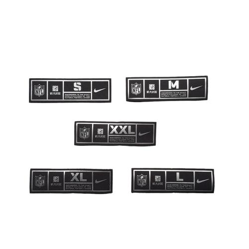 Jual Nike NFL Jog Tag Label Tag/ Size Tag/Jock Tags Ukuran Jersey Patch ...