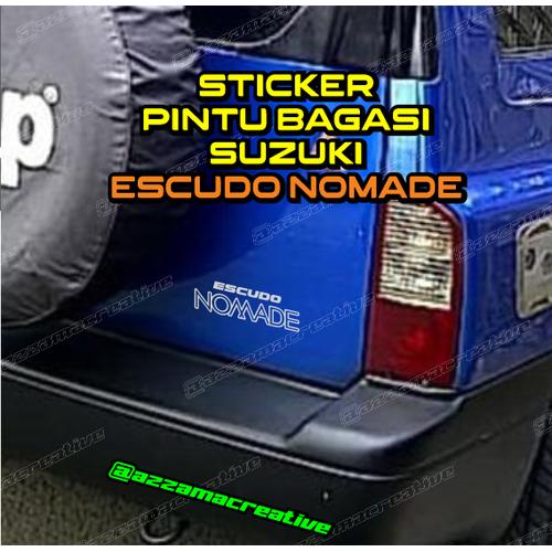 Jual Stiker Bagasi Escudo Nomade For Suzuki Escudo Nomade - Putih - Kab ...