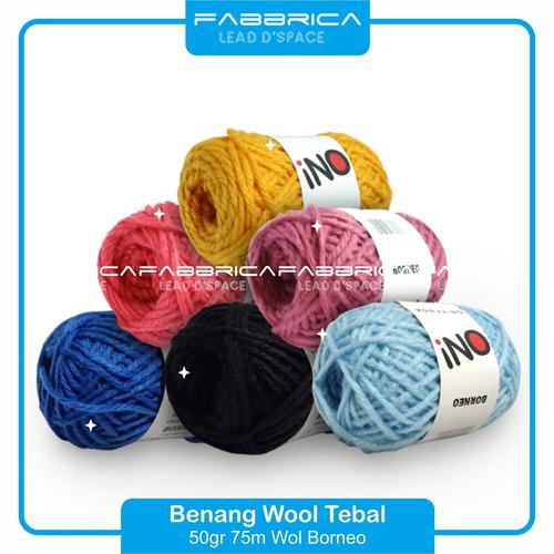 Jual BENANG WOOL RAJUT WOL BORNEO ONITSUGA TEBAL PART 1 - Baby Pink ...