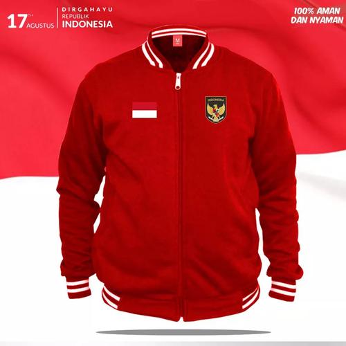 Jual JAKET VARSITY BASEBALL TIM NASIONAL INDONESIA NEW LOGO // TIMNAS ...
