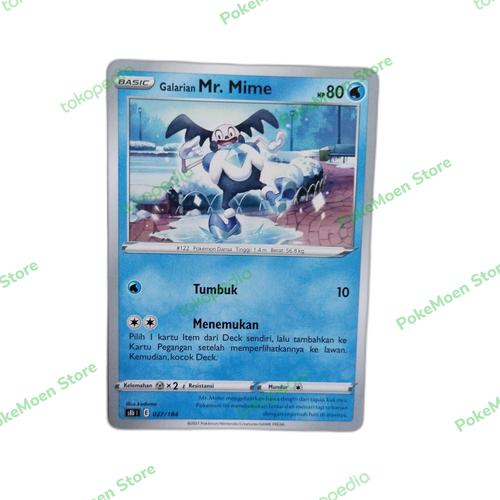 Jual Galarian Mr. Mime - Pokemon TCG Indonesia - Kota Surabaya ...