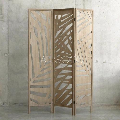 Jual Sketsel partisi ruangan kayu jati solid modern motif daun 150x200 ...