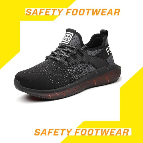 Jual sepatu safety steel midsole steel toe cap safety shoes import ...