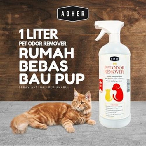 Jual Penghilang Bau Kotoran Kencing Kucing 1 Liter Spray Pesing PUP ...