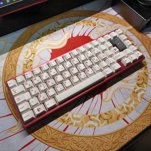 Jual KBD67 V1 Alumunium Mechanical Keyboard Red Maroon KBDfans Lite V2 ...