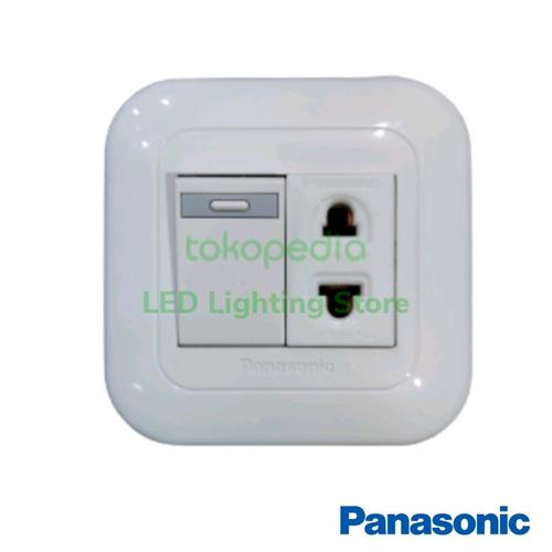 Jual PANASONIC Saklar Engkel 1G + Stop Kontak Universal WEJ10919 ...