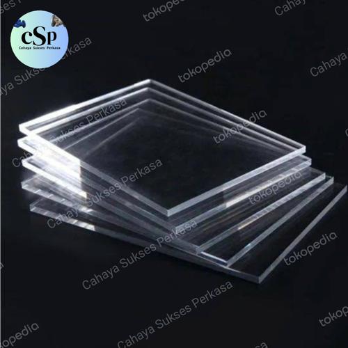 Jual akrilik lembaran bening tebal 3 mm x 40 cm x 40 cm / acrylic sheet - Jakarta Barat - Cahaya ...