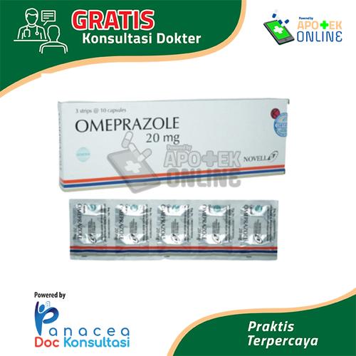 Jual OMEPRAZOLE 20MG STRIP 10 KAPSUL/MAAG/ASAM LAMBUNG - Kab. Jember ...