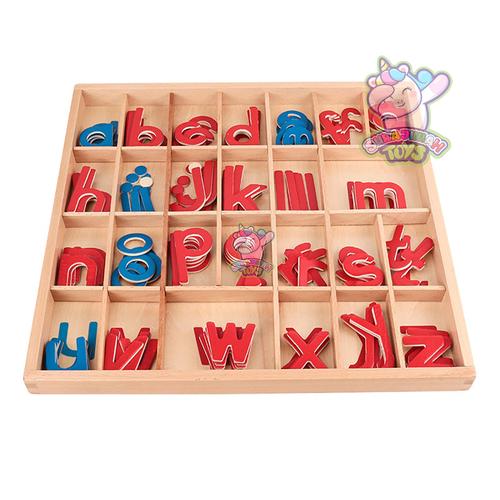 Jual Mainan Anak Large Movable Alphabet Mengenal Montessori Alphabet ...