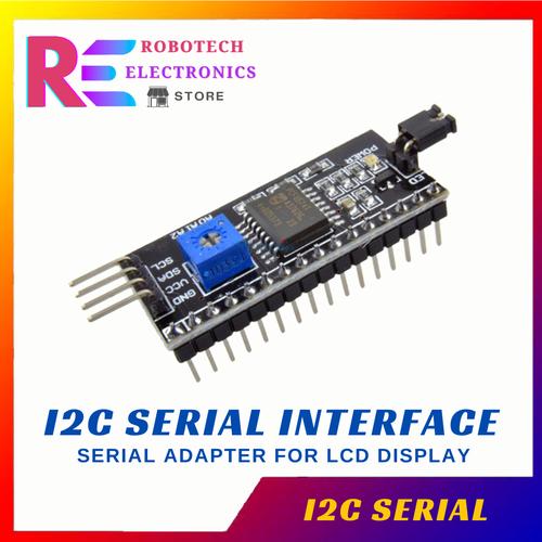 Jual I2C Serial Interface Board Adapter for LCD - Kab. Ponorogo - RoboTech Electronics | Tokopedia