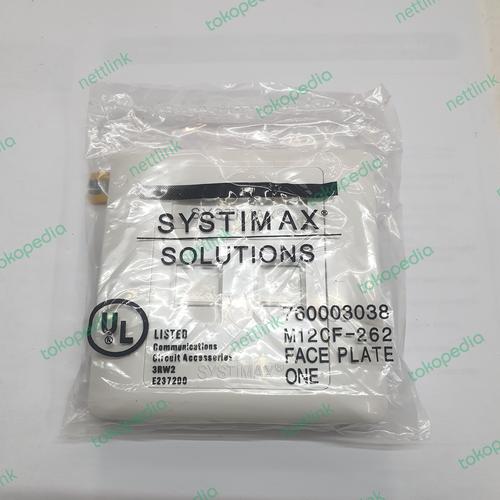 Jual face plate systimax 2hole Original, systimax faceplate 2 port ...