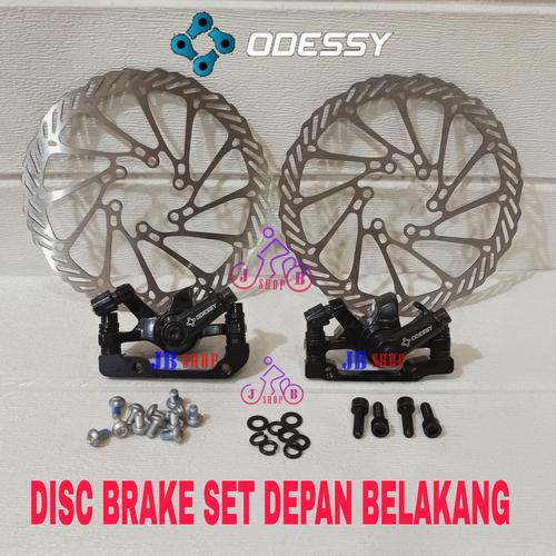 Promo REM DISC CALIPER KALIPER ROTOR DISC BRAKE REM CAKRAM SEPEDA SET ...