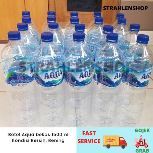 Jual Botol Aqua bekas 1500 ml - Kota Bandung - Strahlenshop | Tokopedia
