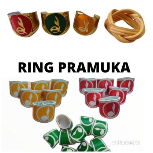 Jual Ring Hasduk Pramuka cincin dasi kacu kalep ring hasduk resin rotan ...