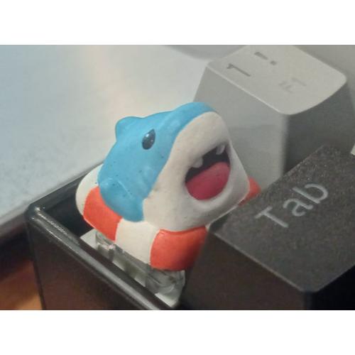 Jual Shark artisan keycap custom keycap artisan Shark BAEM - non-colour ...