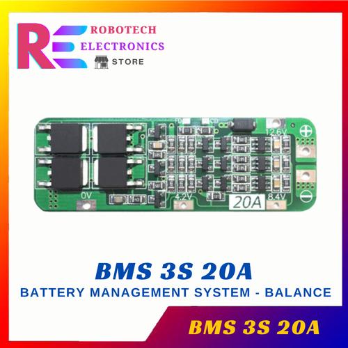 Jual BMS 3s 20A - 100A 12.6V 18650 Li-Ion Lithium Battery Protection ...