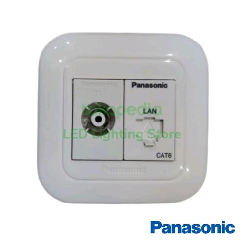 Jual Panasonic Outlet TV Antena + Data CAT6 CAT6E WEJ2501 WEJ24886 - Jakarta Barat - Mitra ...