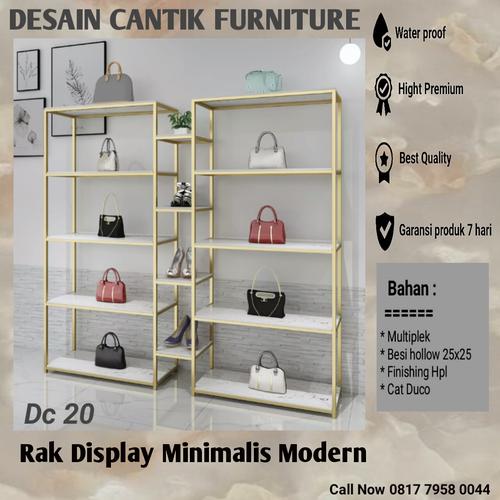 Jual DESAIN CANTIK FURNITURE/Rak pajangan Butik/Rak Display/Rak Terbuka ...