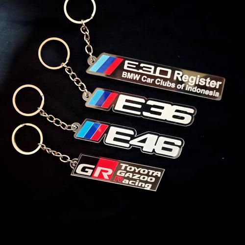 Jual keychain BMW E30 E36 E46 M Power gantungan kunci key chain E30 ...
