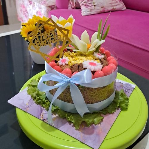 Jual cake mie goreng/cake mie birthday/tart mie - Kota Bekasi - Mama ...
