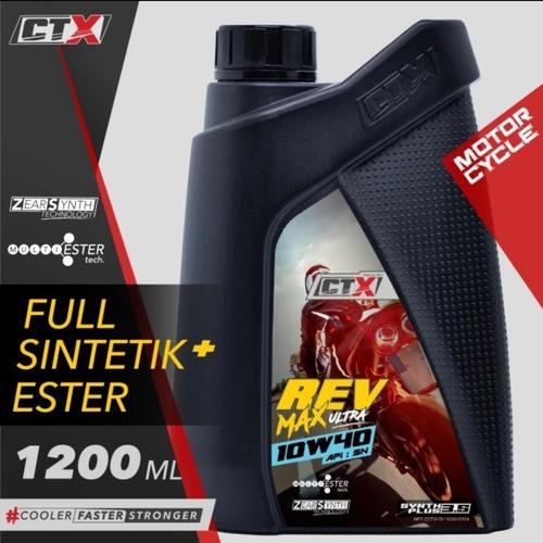 Jual Oli Mesin Full sintetik CTX REV Max Ultra 10w40 Racing Motor 1200 ml - Jakarta Barat ...