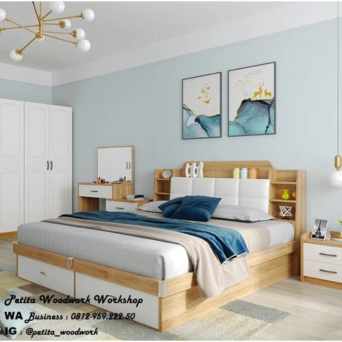 Jual Dipan Ranjang Modern Minimalis dengan Laci (bisa Custom desain ...