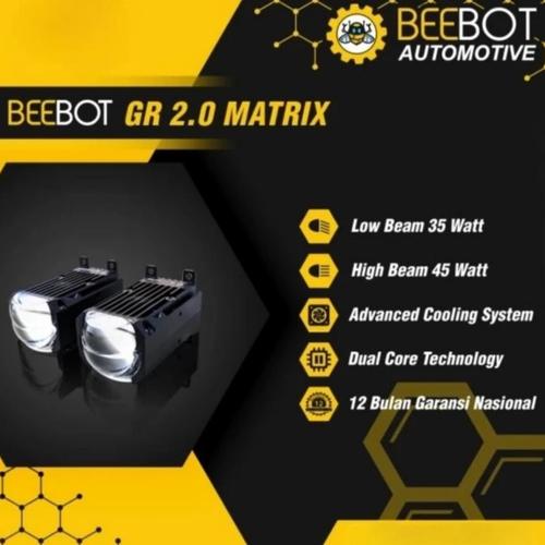 Jual BEEBOT GR MATRIX 2.0 White/GE Projector Biled 2inch - Kota Surabaya - CV SINAR BERKAT2 ...