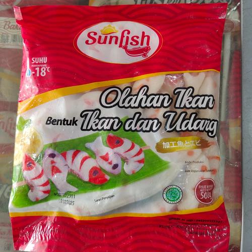 Jual Sunfish olahan ikan bentuk ikan dan udang 500gr Frozen food - Kota ...