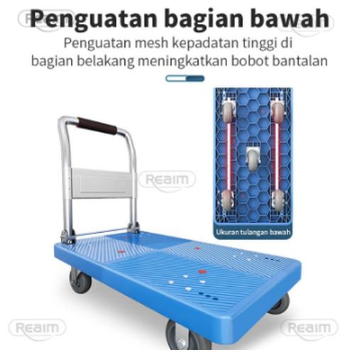 Jual TERMURAH! Handtruck Besi Silent Wheel Max 500KG Gerobak Troli ...
