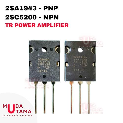 Jual 2SA1943 2SC5200 TR Amplifier - A1943 C5200 Transistor Power Amplifier - A1943 Toshiba ...