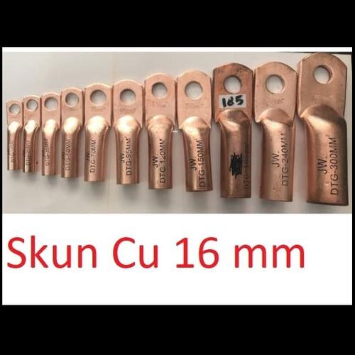 Jual Kabel skun CU 16mm m8 long scun high quality cable lug DTG ...
