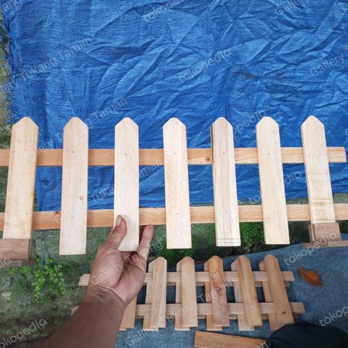 Jual pagar kayu mini, pagar pembatas taman - Kab. Bogor - Gallery ...