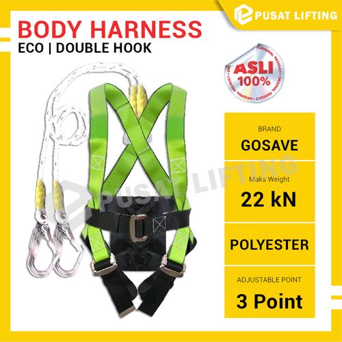 Jual Body Harness Safety Double Hook Gosave Eco Big Hook Full Body - Jakarta Barat - Pusat ...