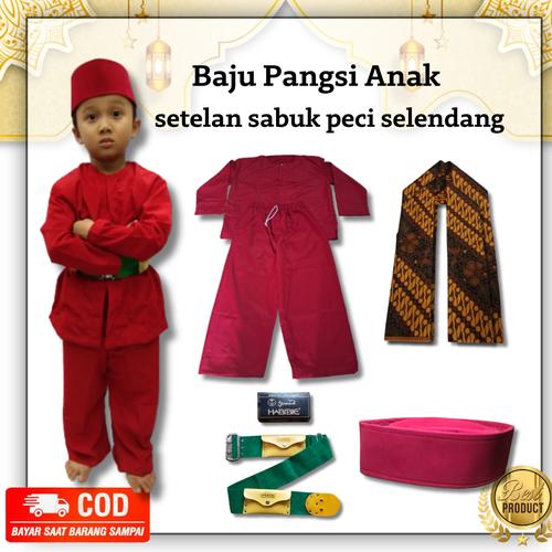Jual Baju pangsi anak baju pangsi sd baju pangsi anak betawi baju ...