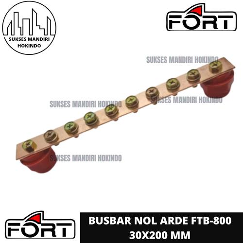 Jual Busbar Nol Arde 30x200mm FTB-800 FORT Original SNI Busbar ...