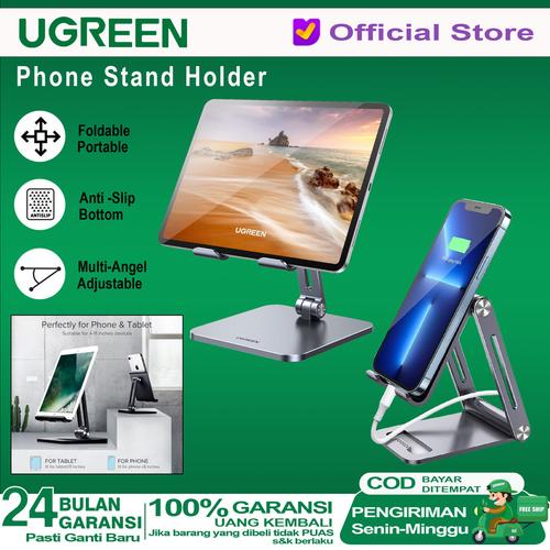 Jual UGREEN Stand Holder Full Aluminium Dudukan HP Tablet Laptop 80708 ...
