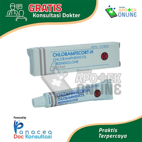 Jual CHLORAMFECORT H CREAM 10GR/CHLORAMPHENICOL/ALERGI/INFEKSI KULIT ...