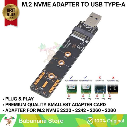 Jual M.2 NVME TO USB TYPE-A ADAPTER 2230 2242 2260 2280 - Jakarta Utara ...