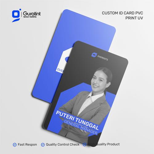 Jual Cetak id card bahan pvc kartu Print UV satuan - 1 SISI - Kab ...